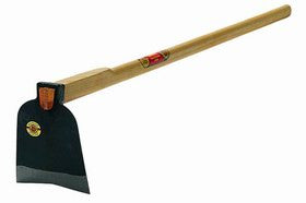 Curved Edge Hoe 21oz - 7"x 6" with 53" Ash Handle – Holden Tool Company